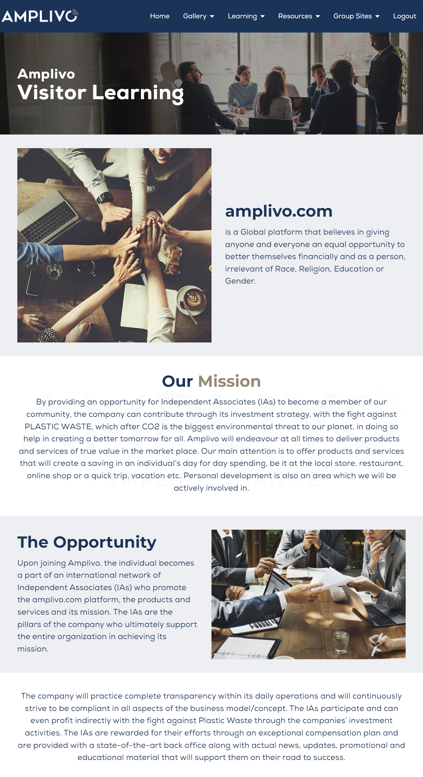 Help Amplivo Academy
